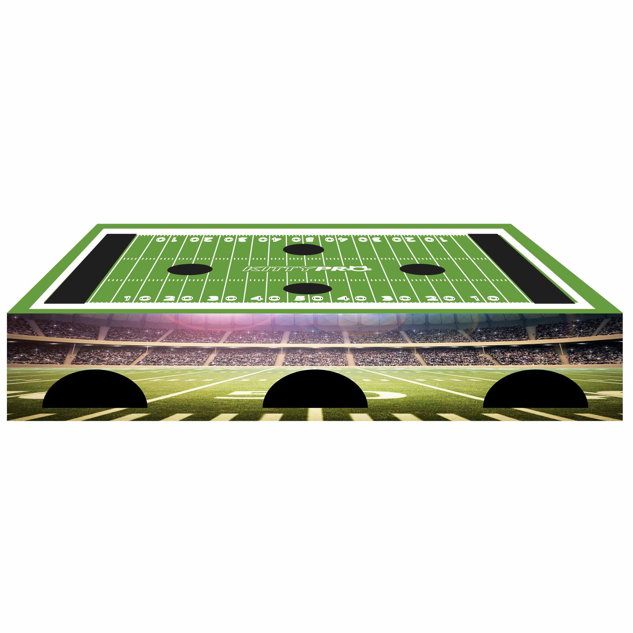 Duke Football Stadium Cat Scratcher Toy by Pets First