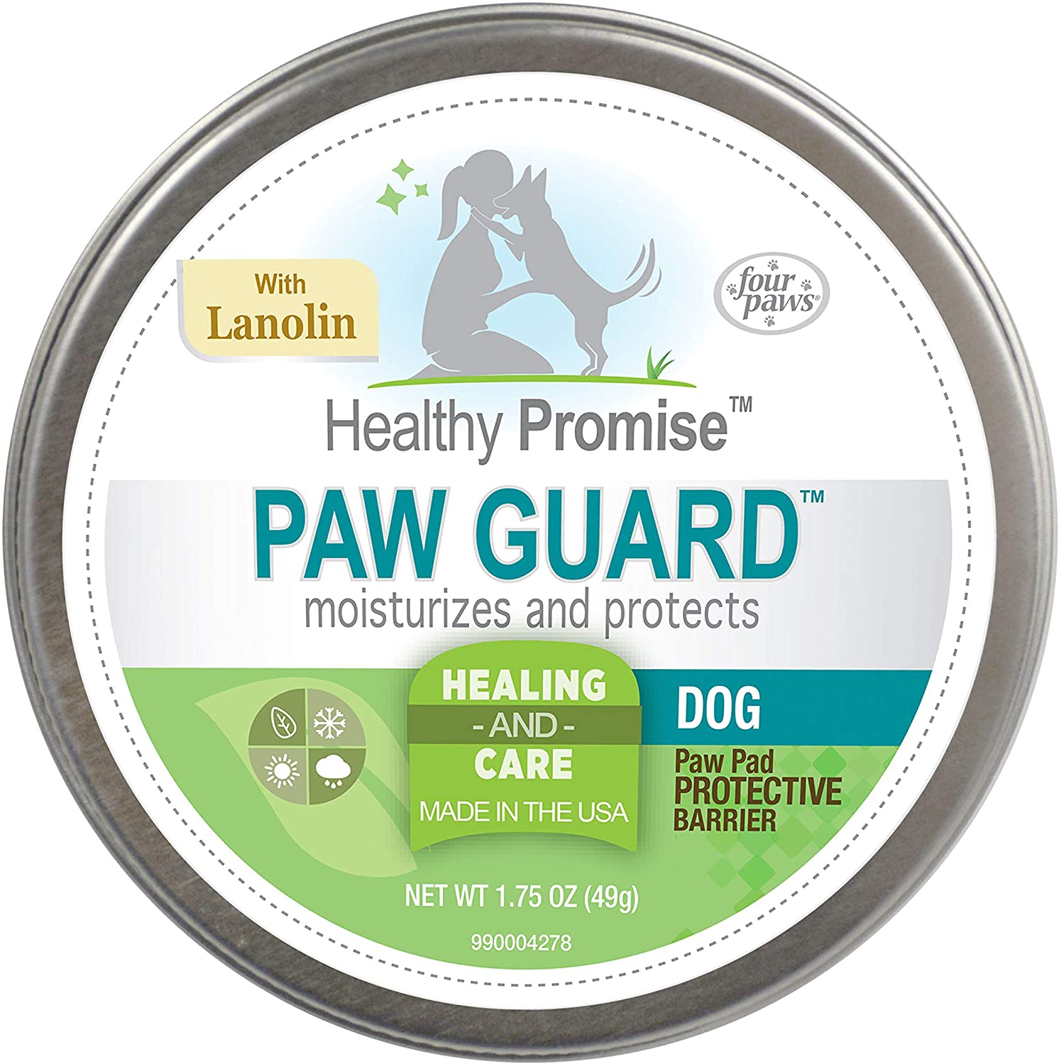Four Paws Healthy Promise Pet Dog Paw Protection Paw Guard; 1Ea-1.75 Oz