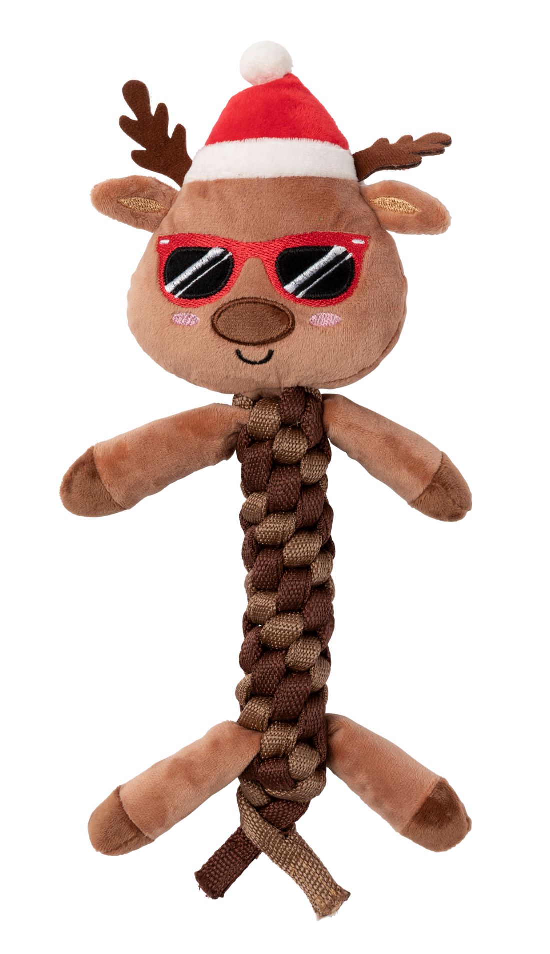 Rudy Reindeer Rope Dog Toy by FuzzYard