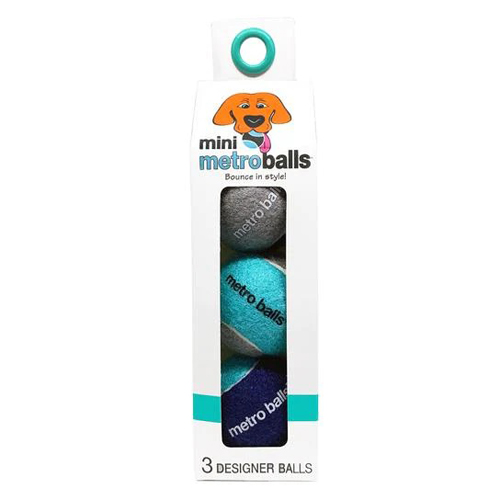 Metro Paws Mini Metro Balls 3Ct
