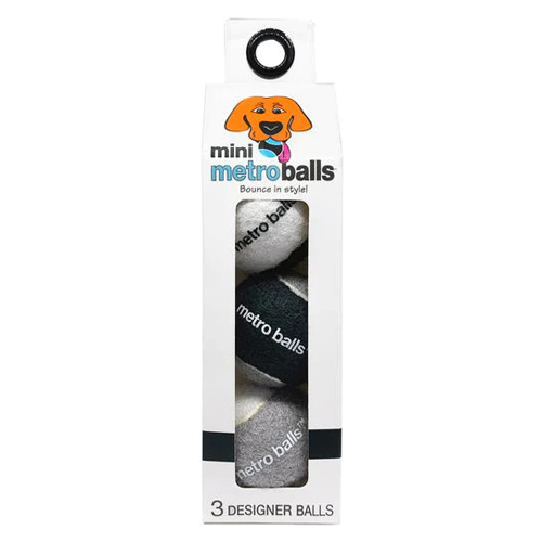 Metro Paws Mini Metro Balls 3Ct