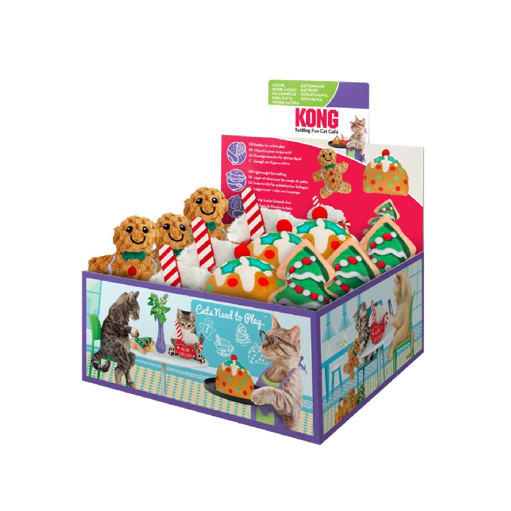 KONG Holiday Scrattles Cafe PDQ 12 Piece