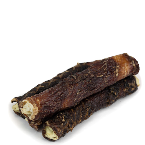 BEEF WRAPPED BEEFHIDE Bull Sticks BULK 15 count