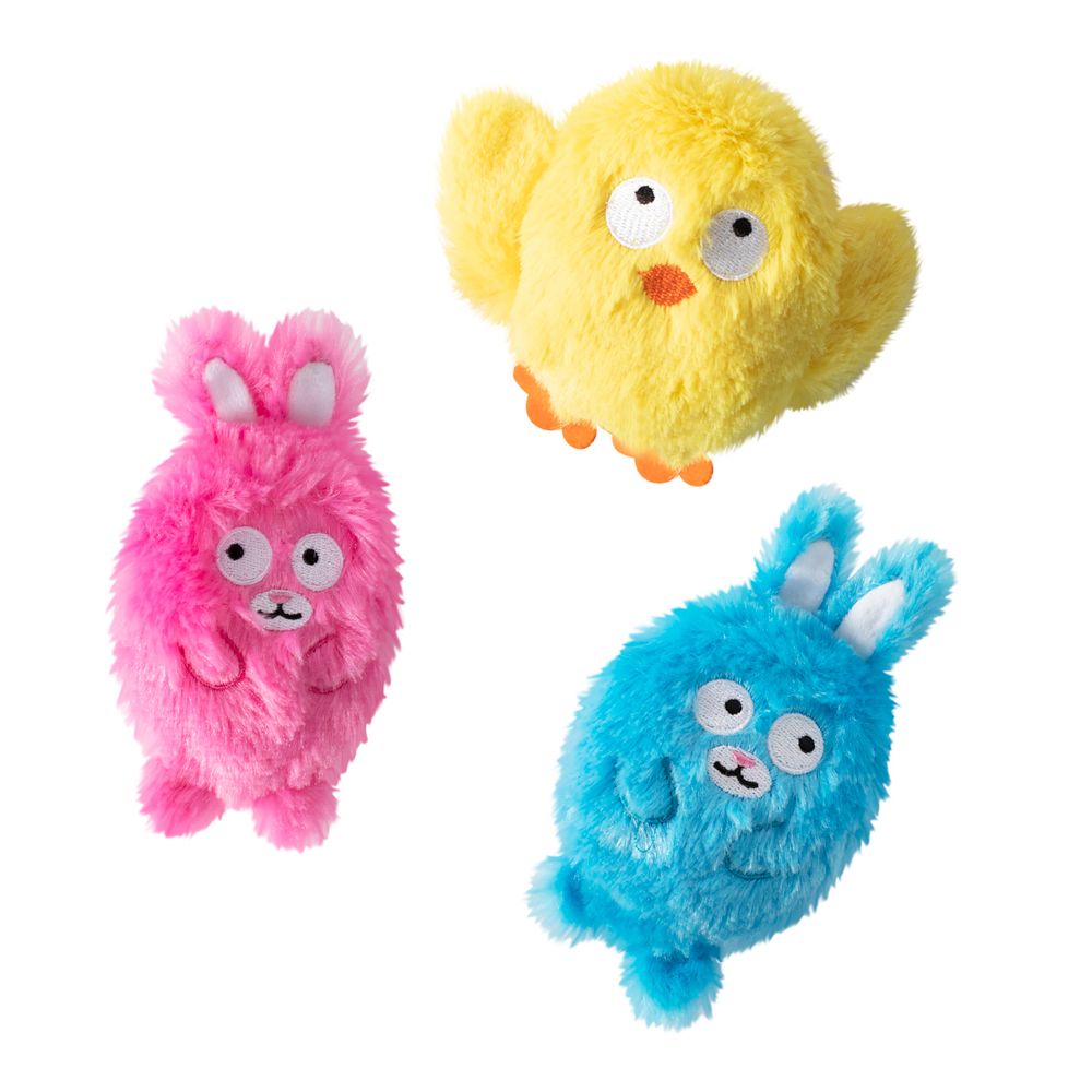 Hop, Skip, and a Jump Small Plush Dog Toys Set Of 3