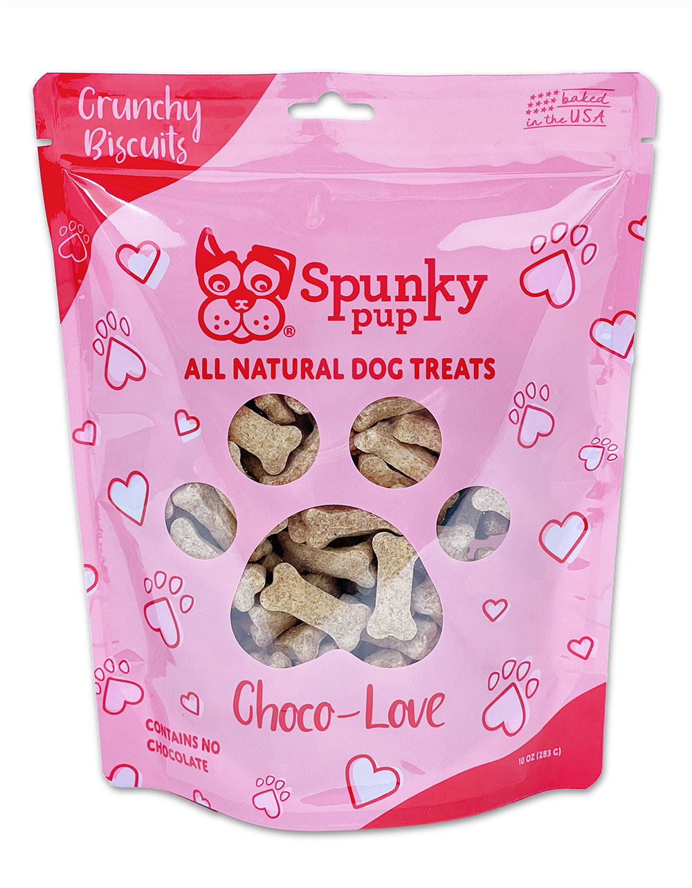 Spunky Pup Valentines Biscuits - Choco-Love Treats