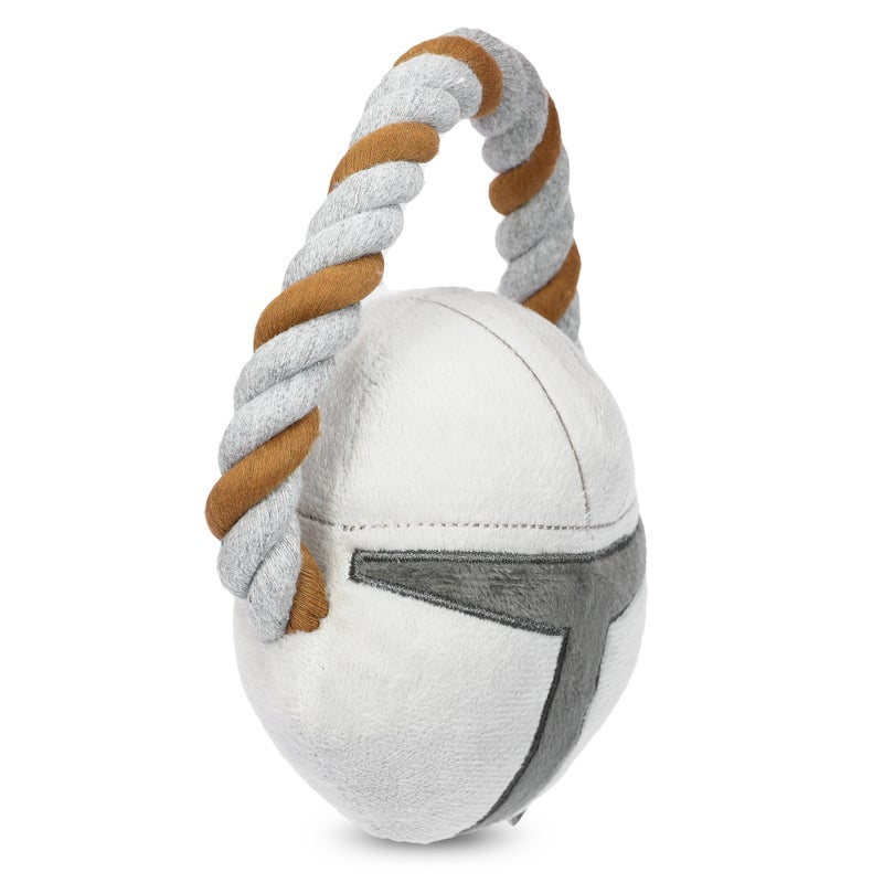 Star Wars Mandalorian: Mando Plush Rope Head Squeaker Toy