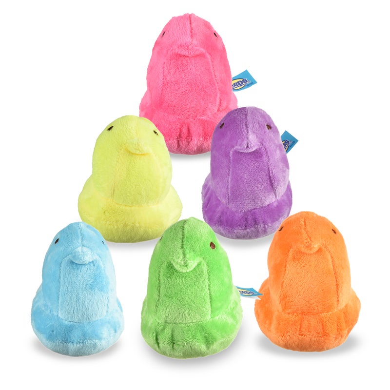 Peeps: 4" Chick Plush Squeaker Pet Toy - Assorted Colors