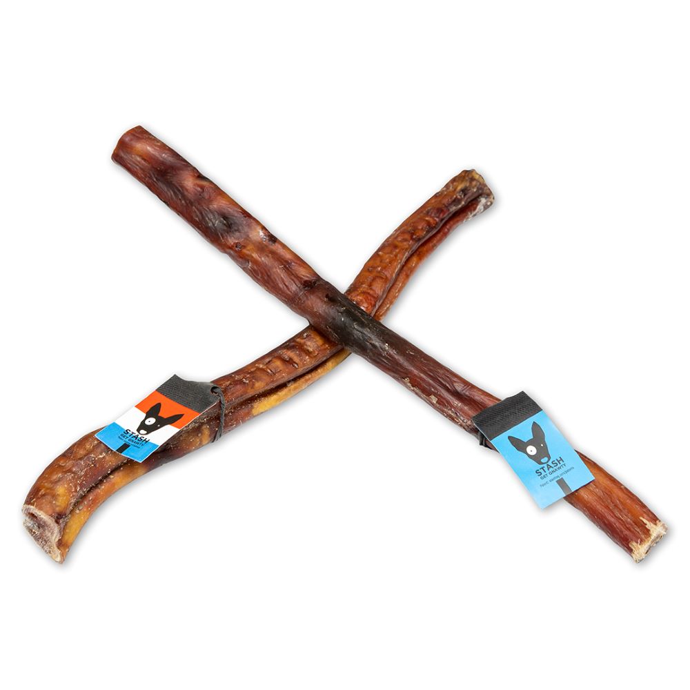 Made in the USA Monster Bully Sticks 12" Natural Grass Fed 100% ...