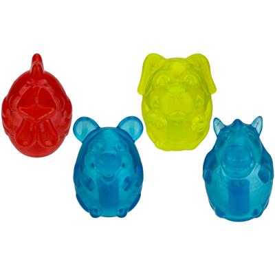 MultiPet Doglucent TPR Animals Assorted 4"