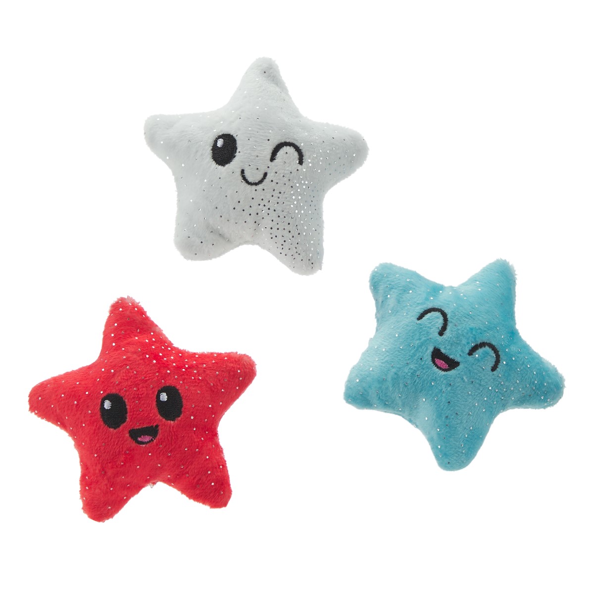 BARK Star Spangled Squeaks Plush Dog Toy