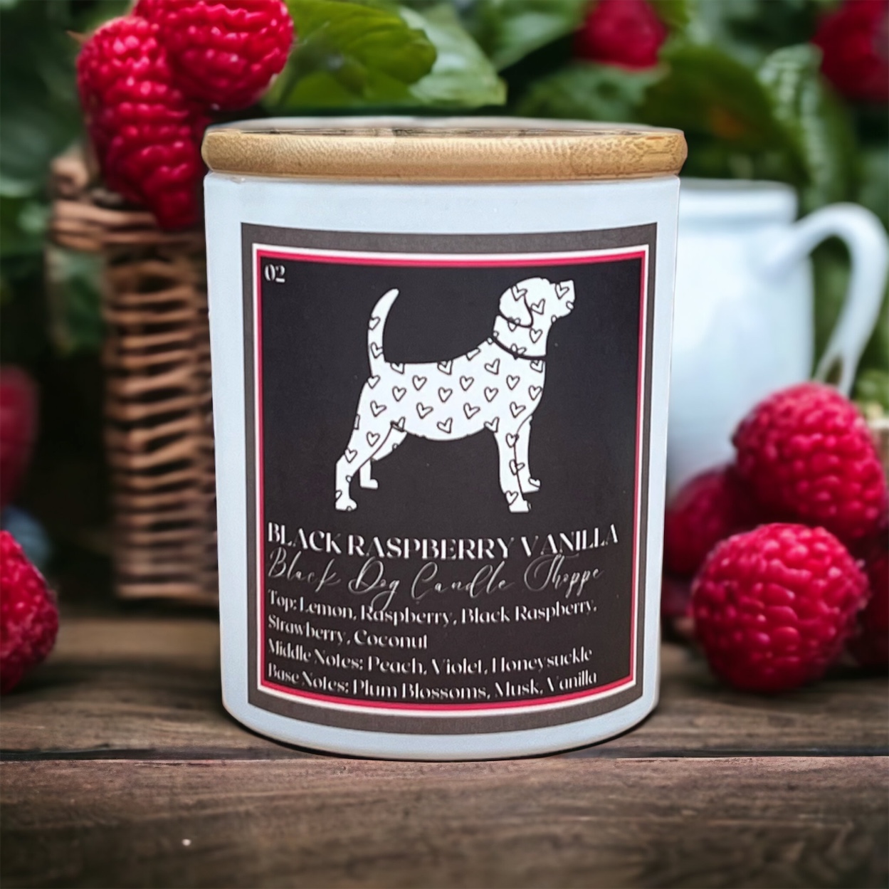 Black Raspberry Vanilla Silhouette Candle