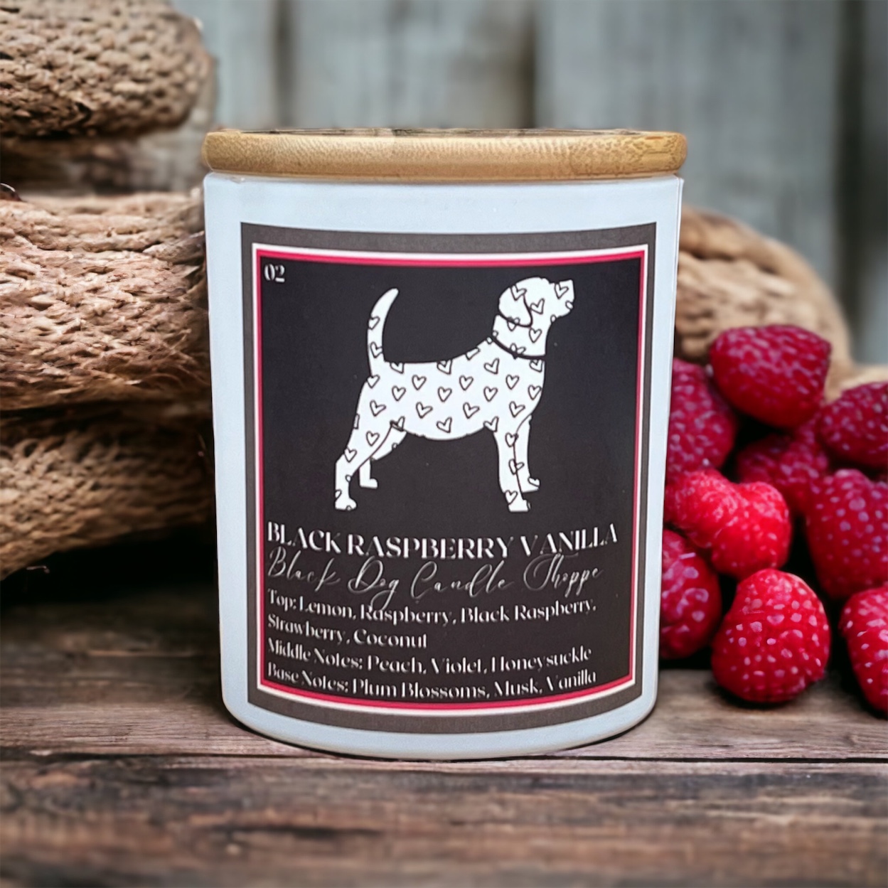 Black Raspberry Vanilla Silhouette Candle