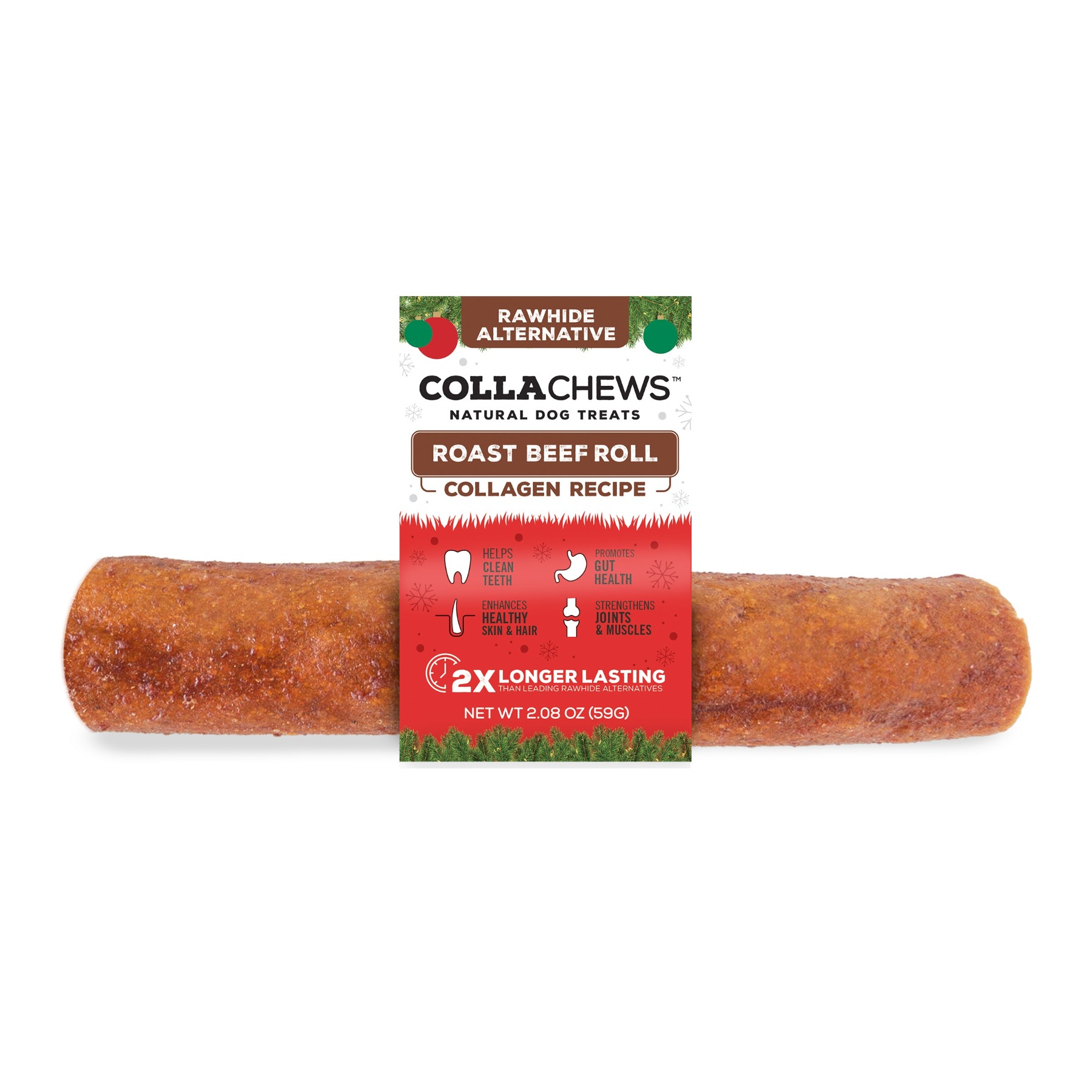Colla Chews Roast Beef Medium Single Roll 6"
