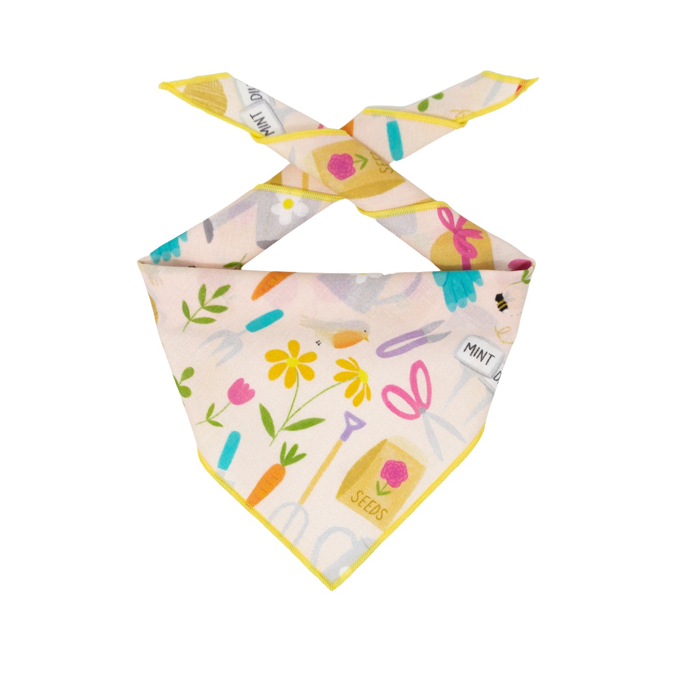 Summer Bandana | Food Dog Tie Bandana | Gardening | Dog Bandana