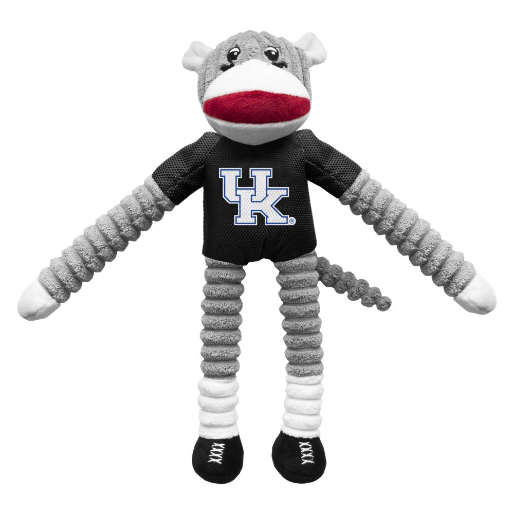 University of Kentucky Team Sock Monkey Pet Toy