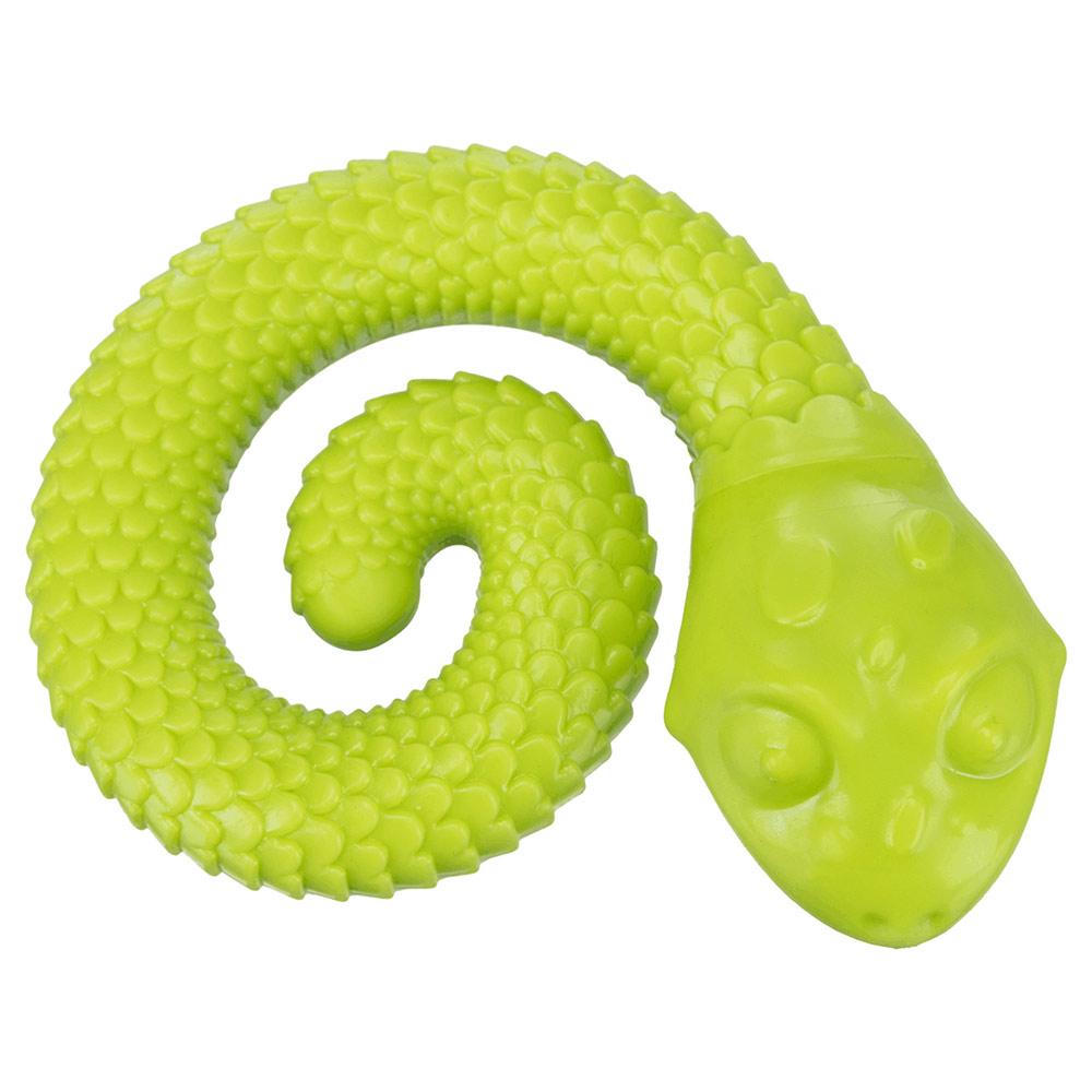 Snack Snake, Rubber, Coiled, 7"