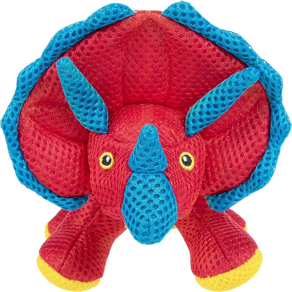 goDog 2x Chew Guard Dino Frills Small Red