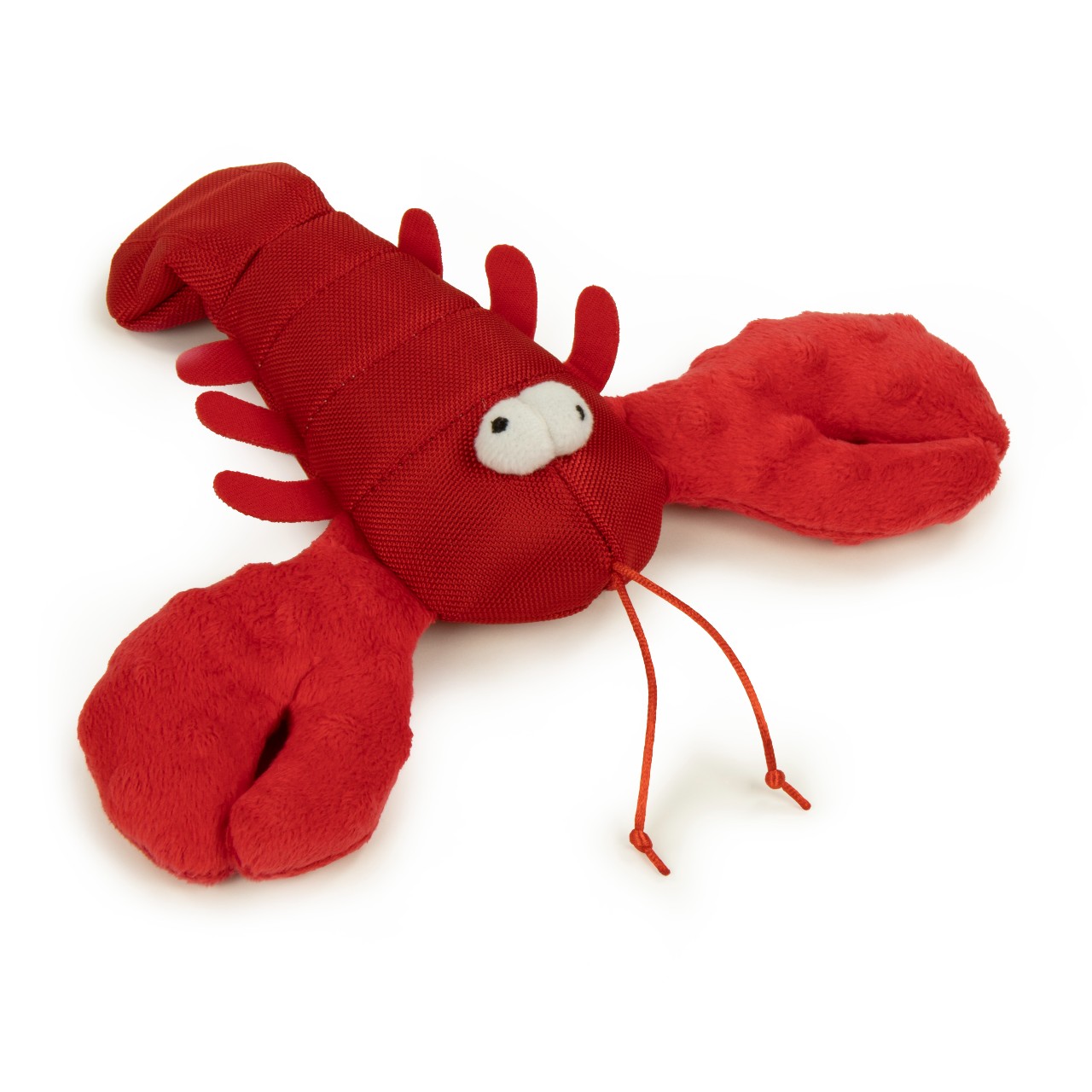 TrustyPup Tough 'N Fun Lobster Durable Canvas & Bubble Plush Squeaker ...