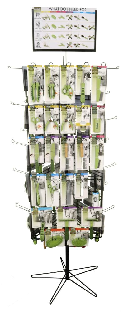 Safari® Floor Spinner Display, 128 PCS