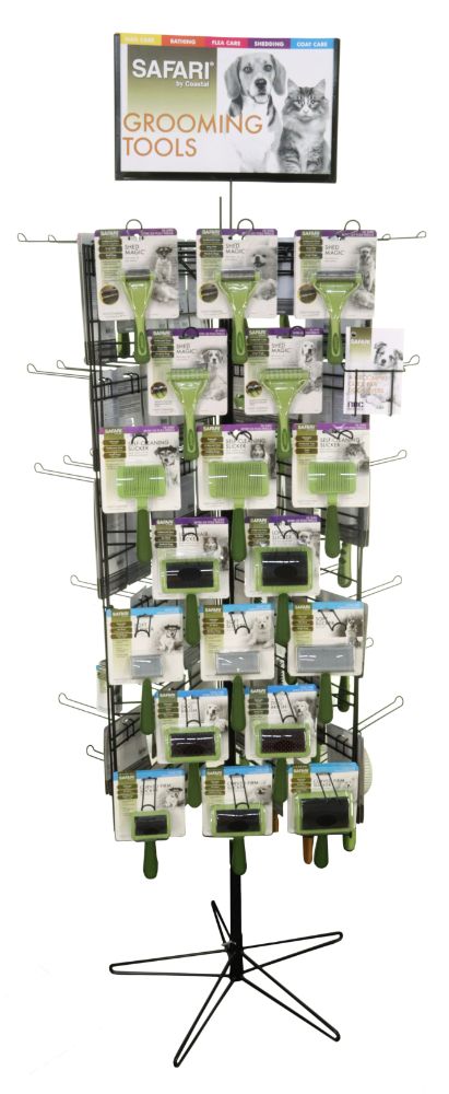 Safari® Floor Spinner Display, 128 PCS