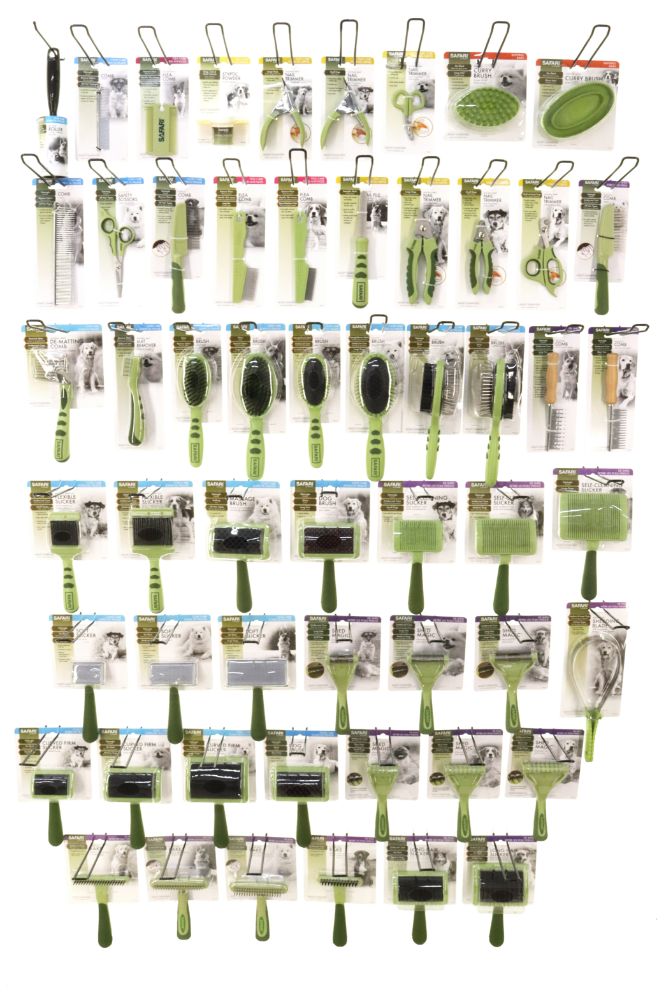 Safari® Large Grooming Wall Display, 165 PCS