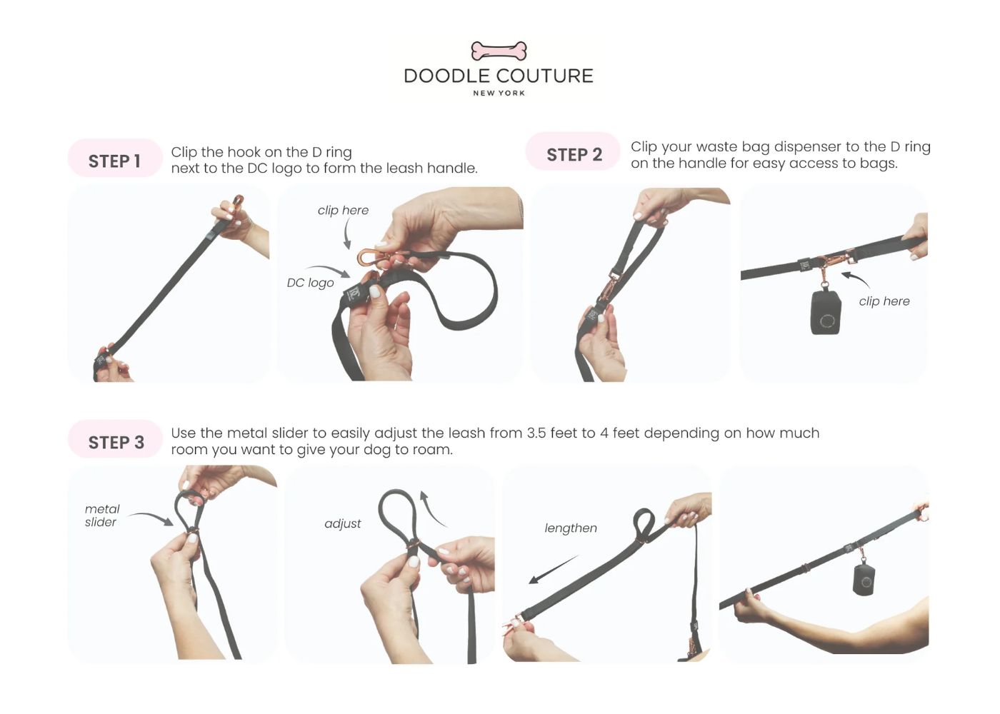 Urban Traffic Adjustable Leash in Modern Camo