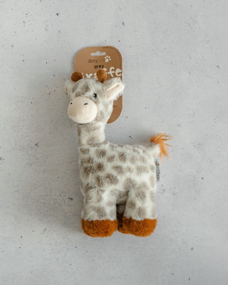 Grey Giraffe Plush Toy