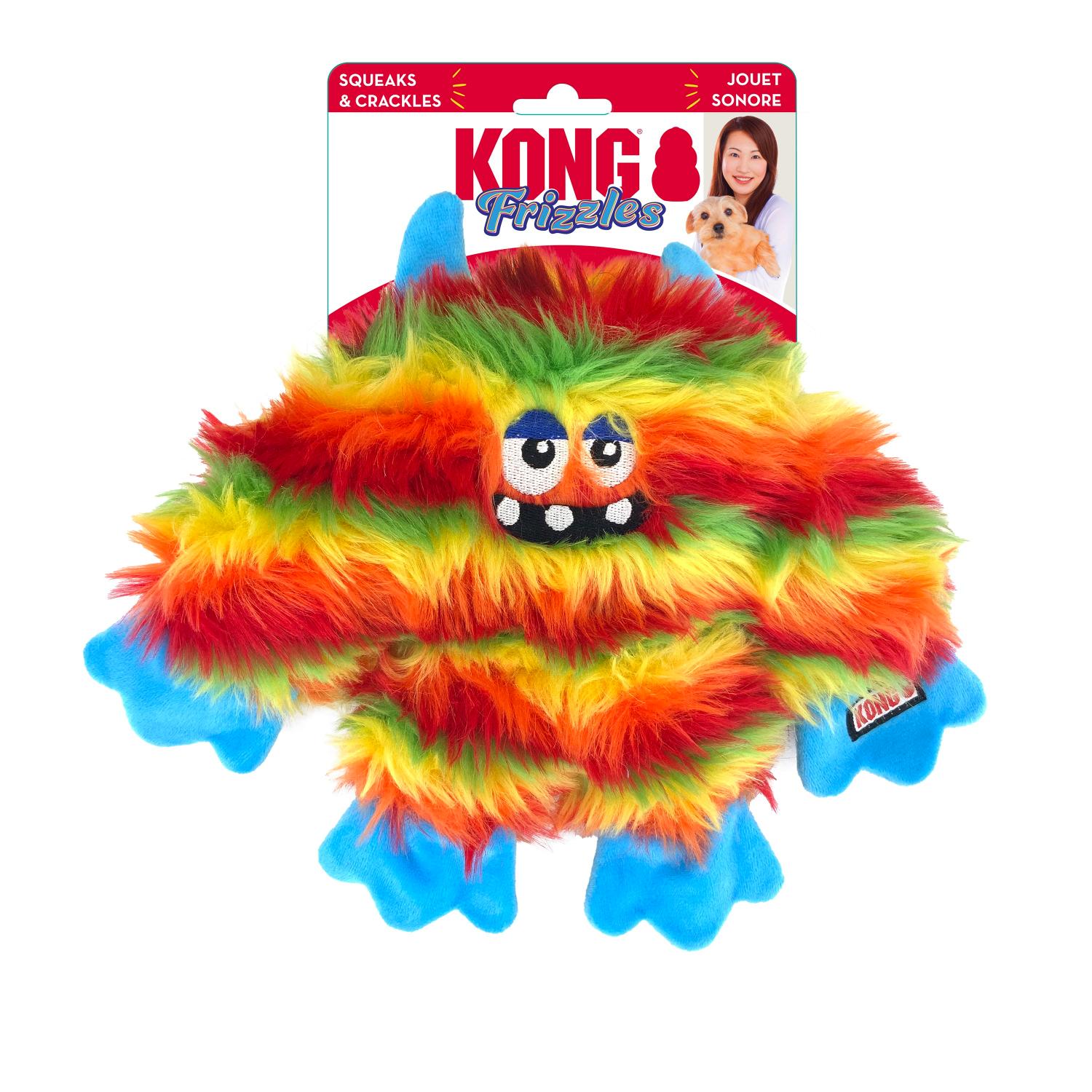 KONG® Frizzles Zazzle Dog Plush Toy Medium