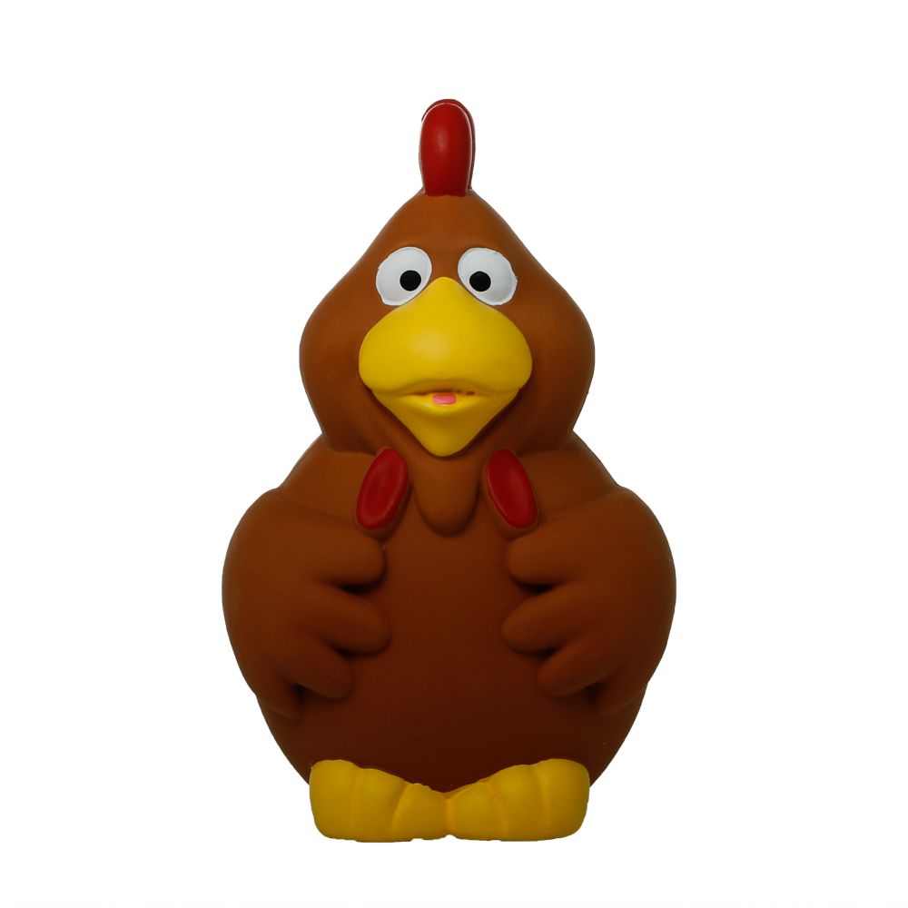 Chicken Latex Squeaker Dog Toy