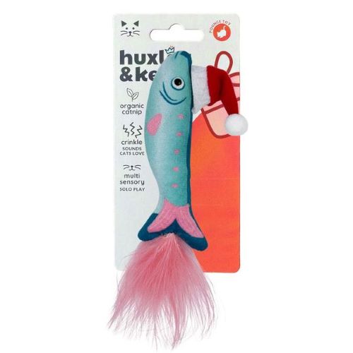 Merry Fishmas Sardine Mint Cat Toy