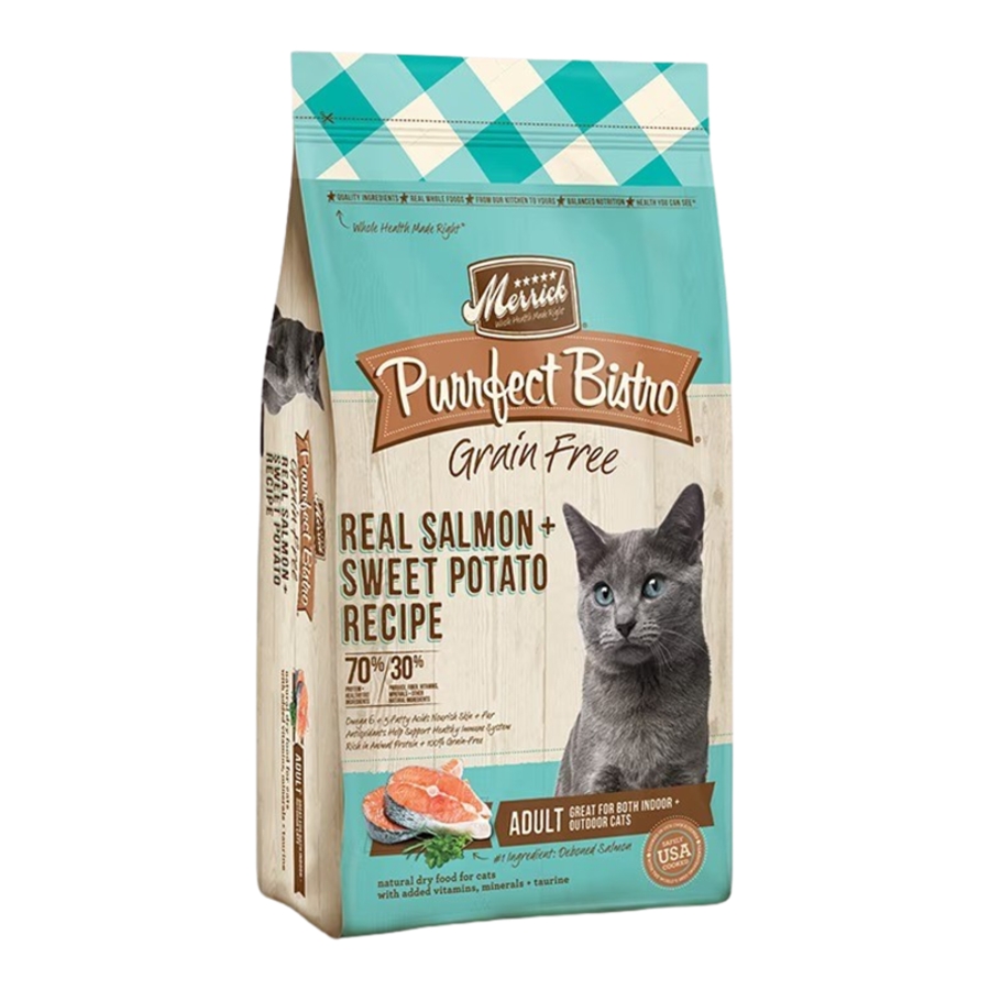 Merrick Cat Purrfect Bistro Grain Free Adult Salmon 12Lb.
