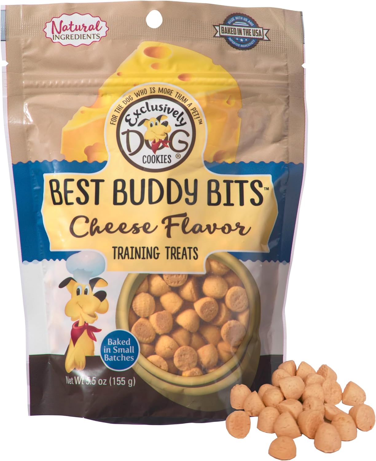 Exclusively Pet Best Buddy Bits Cheese 5.5oz. (Pack of 3)