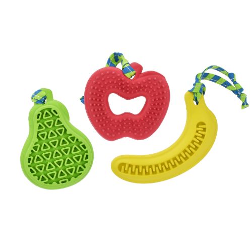Multipet Minipet Rubber Fruit 5"