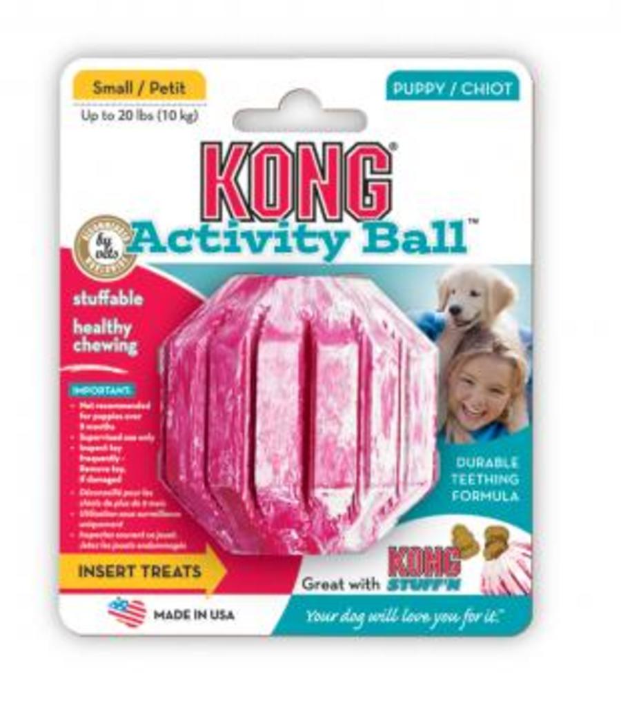 KONG Activity Ball Puppy Toy Assorted 1ea/SM
