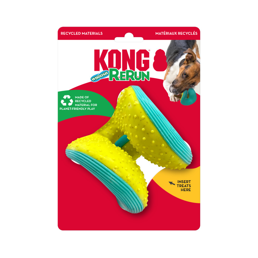 KONG Rerun Whoosh Ball Dog Toy Assorted 1ea/MD/LG