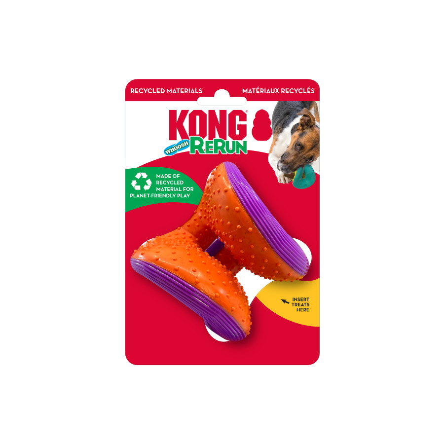 KONG Rerun Whoosh Ball Dog Toy Assorted 1ea/SM/MD