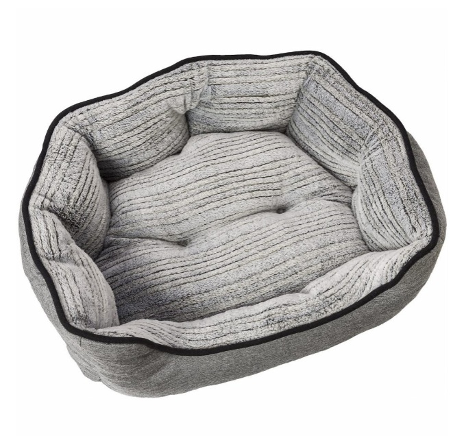 Ethical Pet Sleep Zone Clam Shell 24" Gray