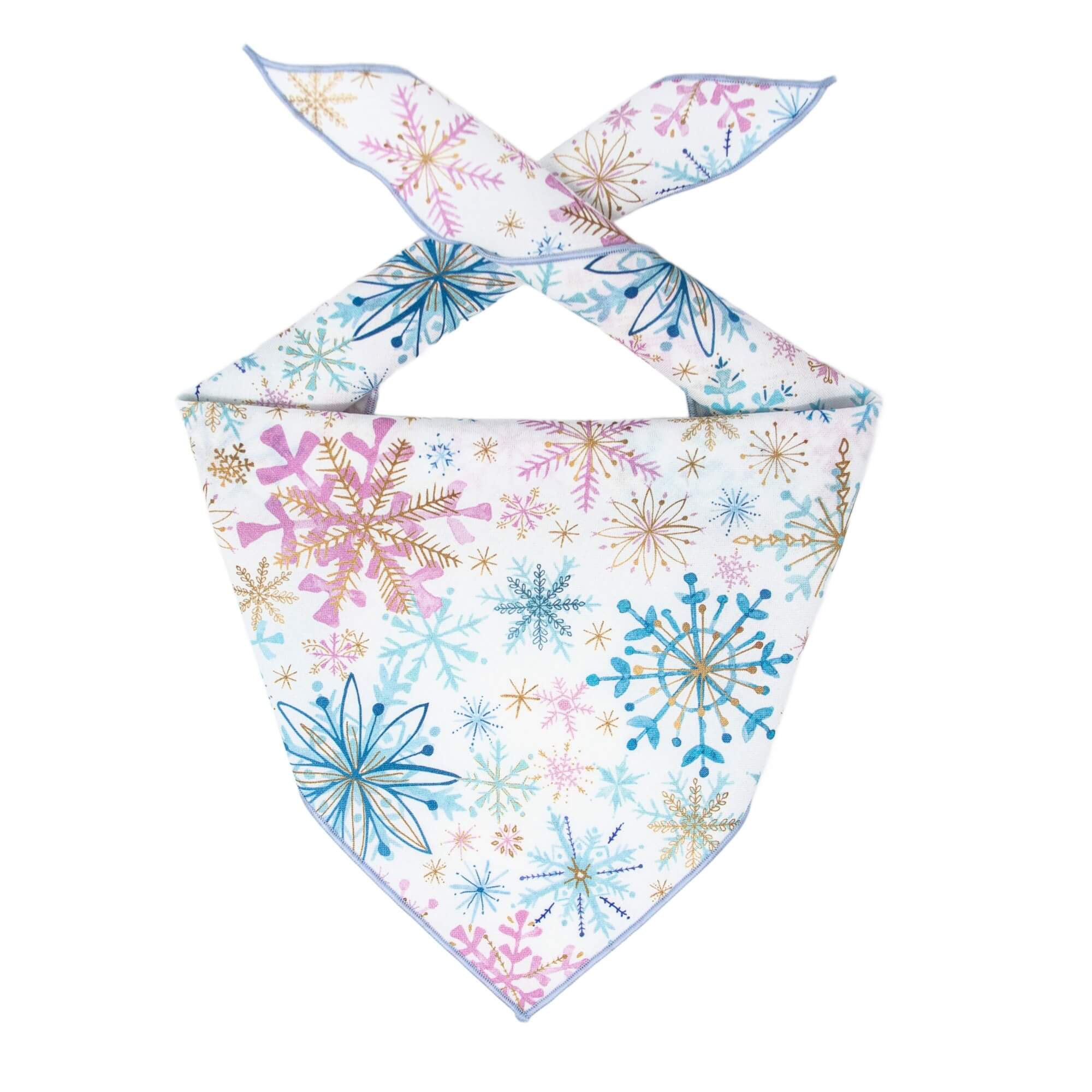 Christmas Bandana | XMAS Bandana | Holiday Bandana | Snowflakes | Dog ...
