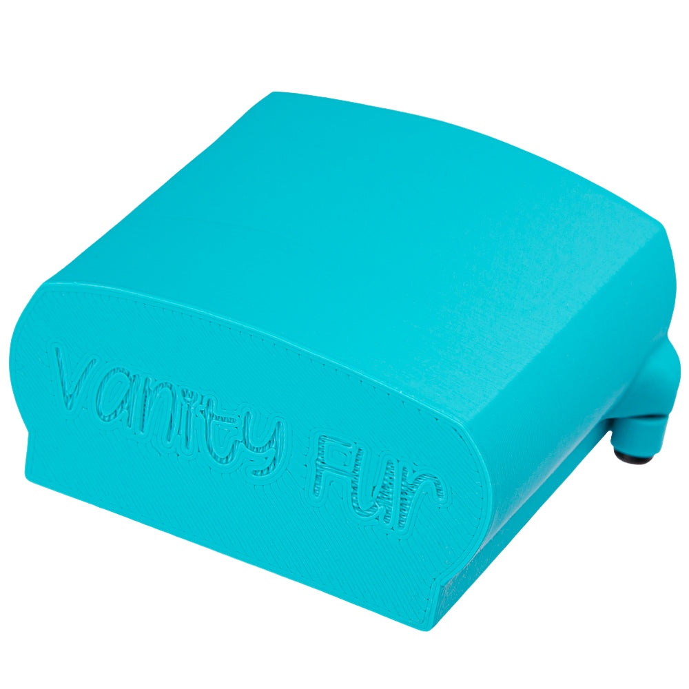 Large Brush Cover Cyan by Vanity Fur