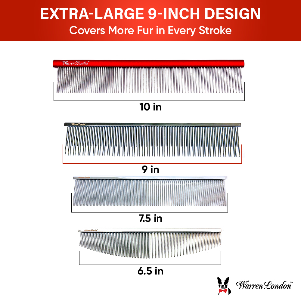 Warren London Carding Pro XL | 9 inches | Comfort Control Durability ...