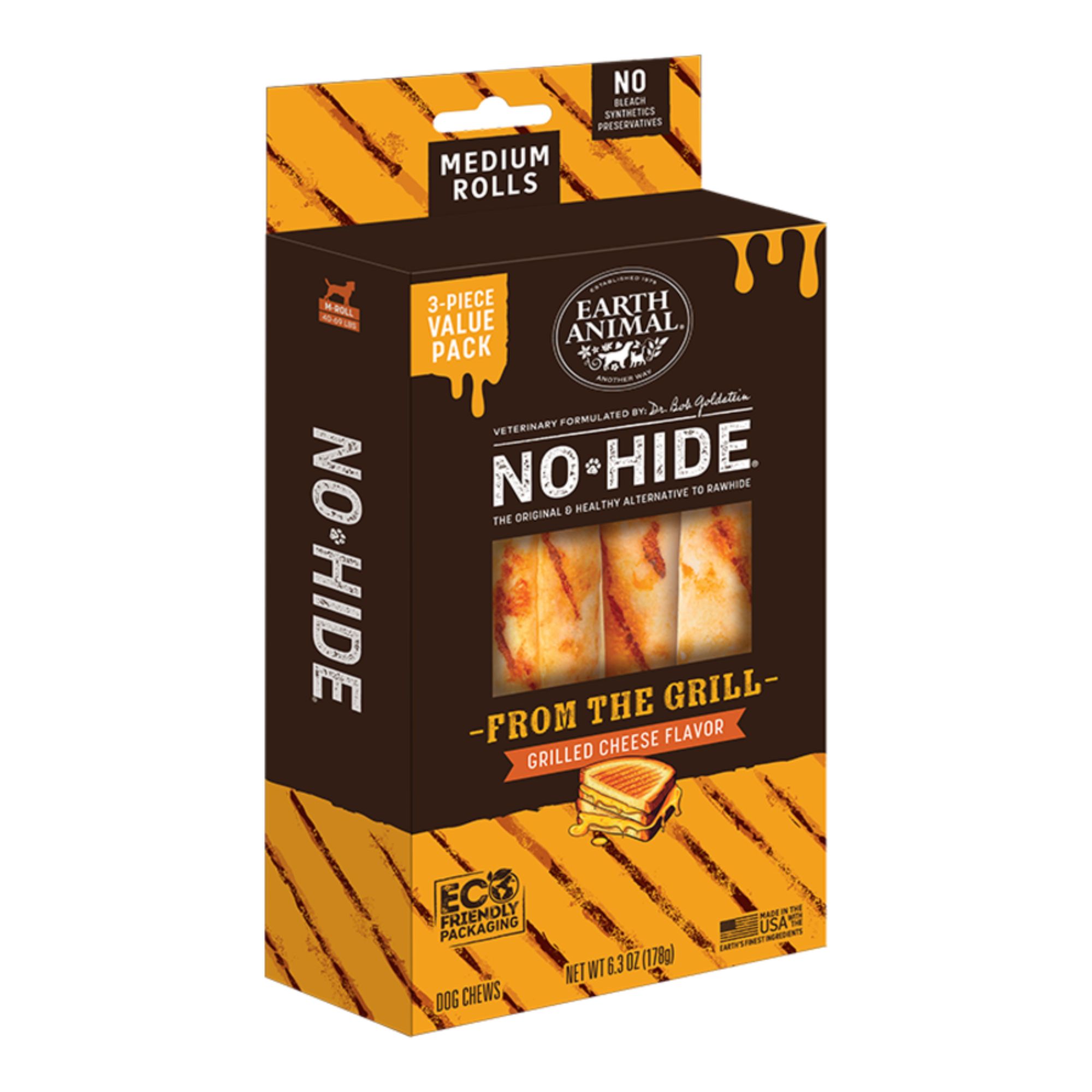 Earth Animal Dog No - Hide From The Grill Grilled Cheese Rolls Medium ...