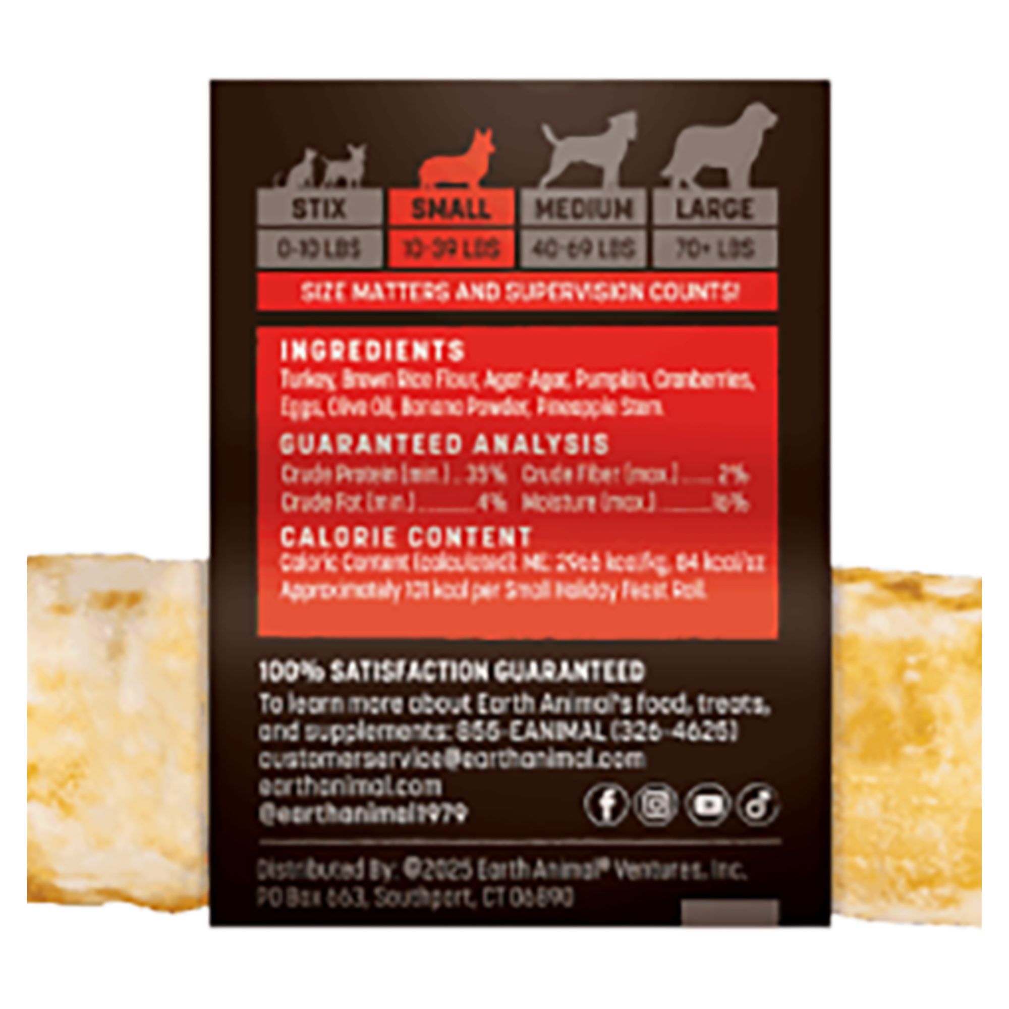 Earth Animal Dog No - Hide Seasonal Collection Holiday Feast Rolls ...