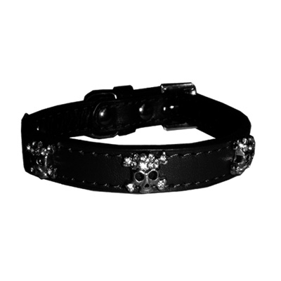 Black Skull Collars & Leads