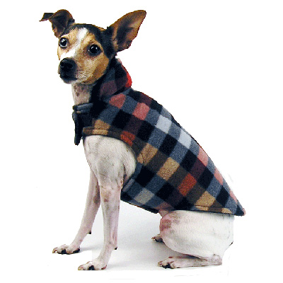 Worthy Dog Pattern Fleece Jackets