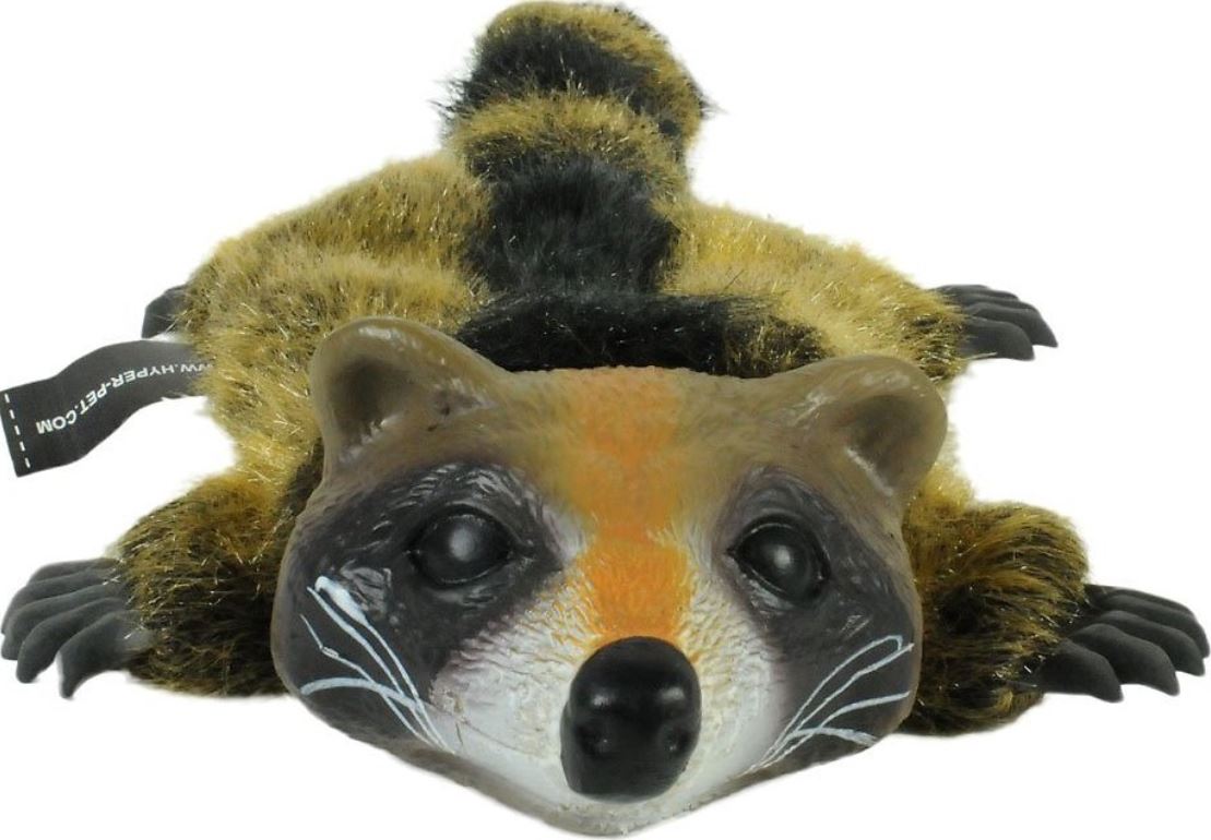Hyper Pet™ Real Skinz with Squeaker Raccoon Dog Toy