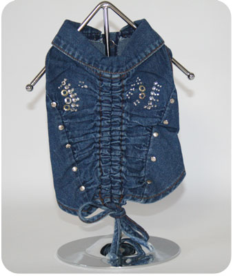 Denim Gathered Jacket