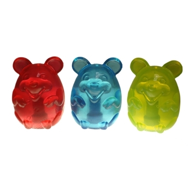 Multipet Doglucent TPR Mouse (Assorted Colors) 4"
